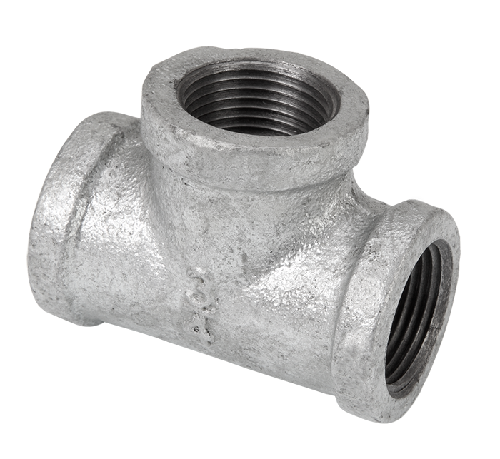 4" Galvanized tee