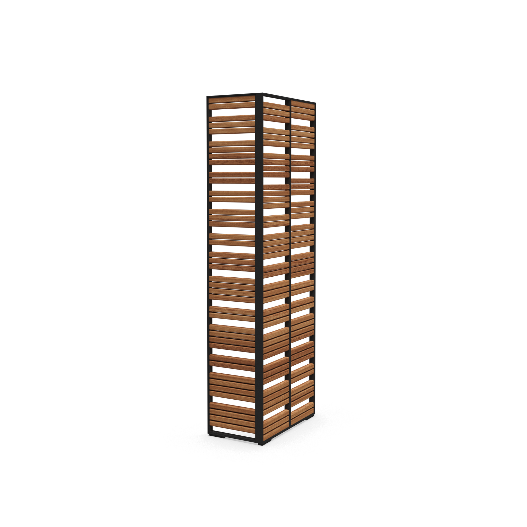 Small L Shape Teak Privacy Screen